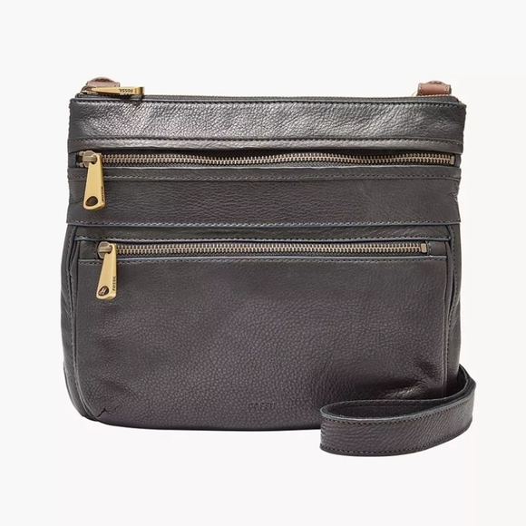 Fossil | Bags | Fossil Explorer Crossbody Black | Poshmark